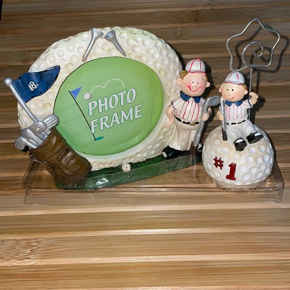 Accents | Golf Themed Photo Frame Gift Set Nib | Poshmark